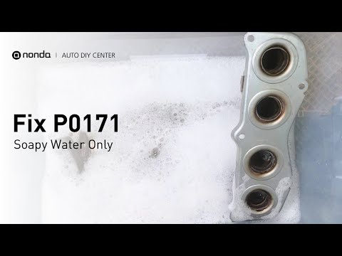 How to Fix P0171 Engine Code with Soapy Water Only