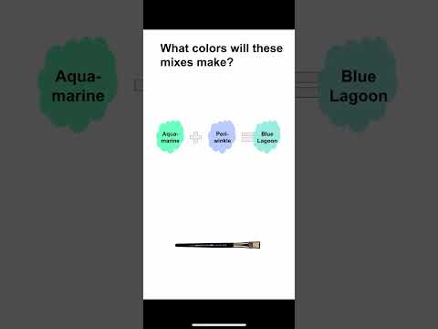 Mixing Colors Aquamarine with Pastels - Interesting Results!