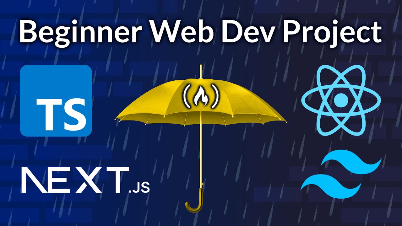 Beginner Web Dev Project Tutorial – Weather App with Next.js, Tailwind CSS, and TypeScript