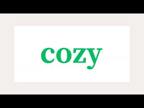 Meaning of 'COZY' in English