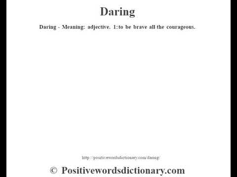 Daring definition | Daring meaning