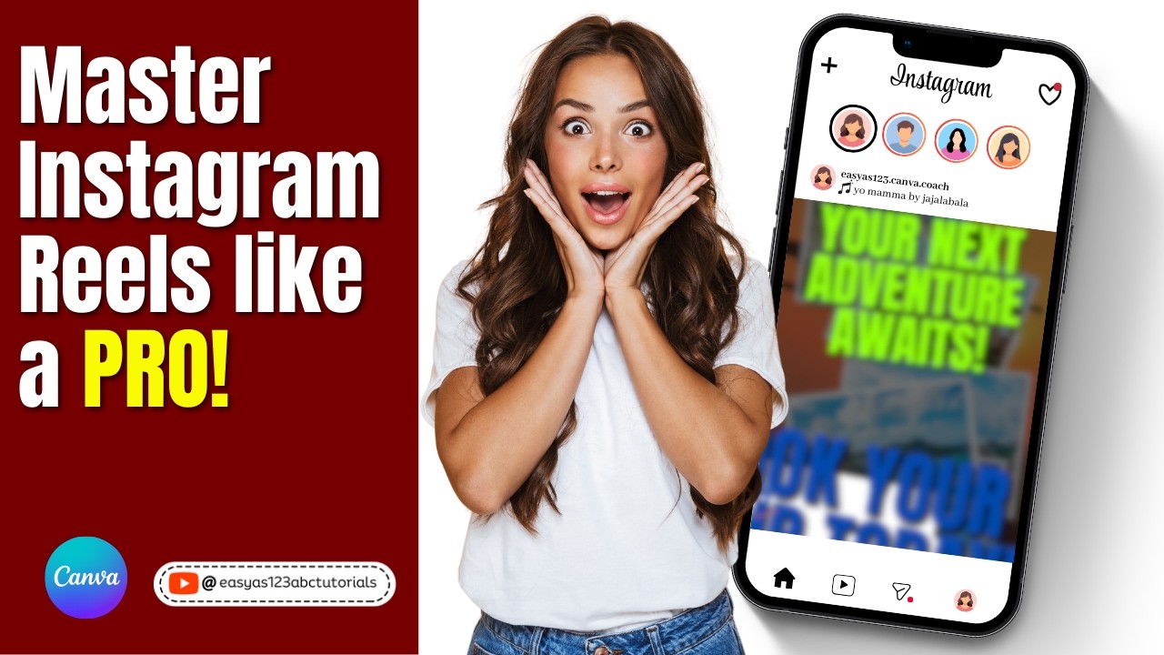 Create Instagram Reels in Canva Like a Pro - Travel Reel - Canva Beginners Tutorial Step by Step