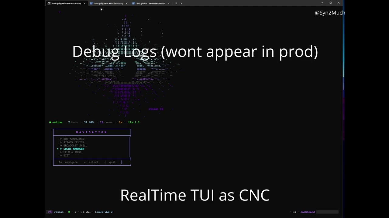 VisionC2 - GoLang Based Mirai