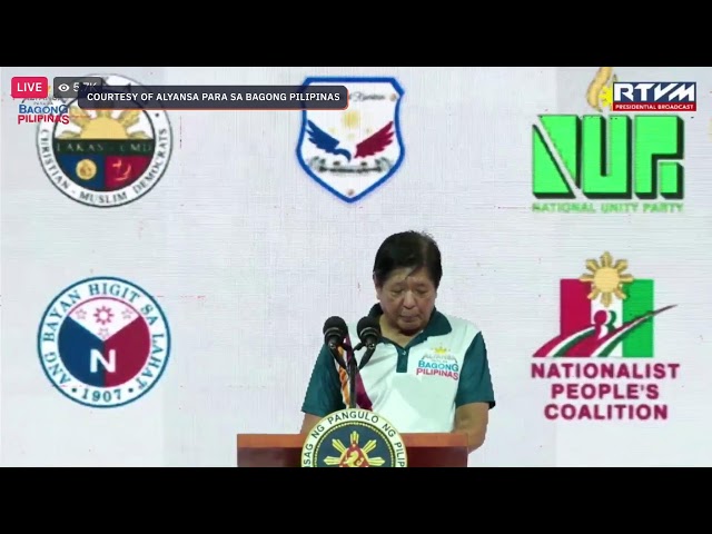 LIVESTREAM: Marcos leads Alyansa Senate bets campaign rally in Negros Occidental