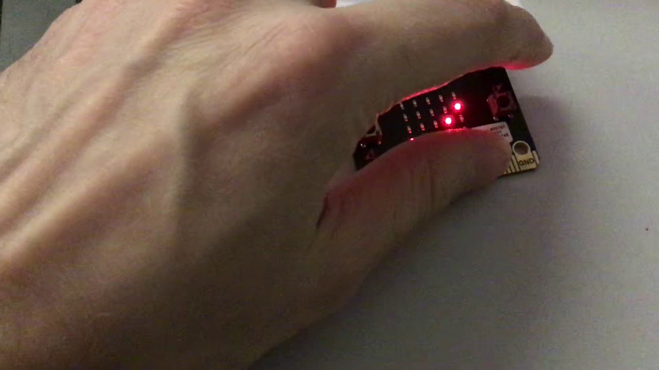 How to use the accelerometer microbit