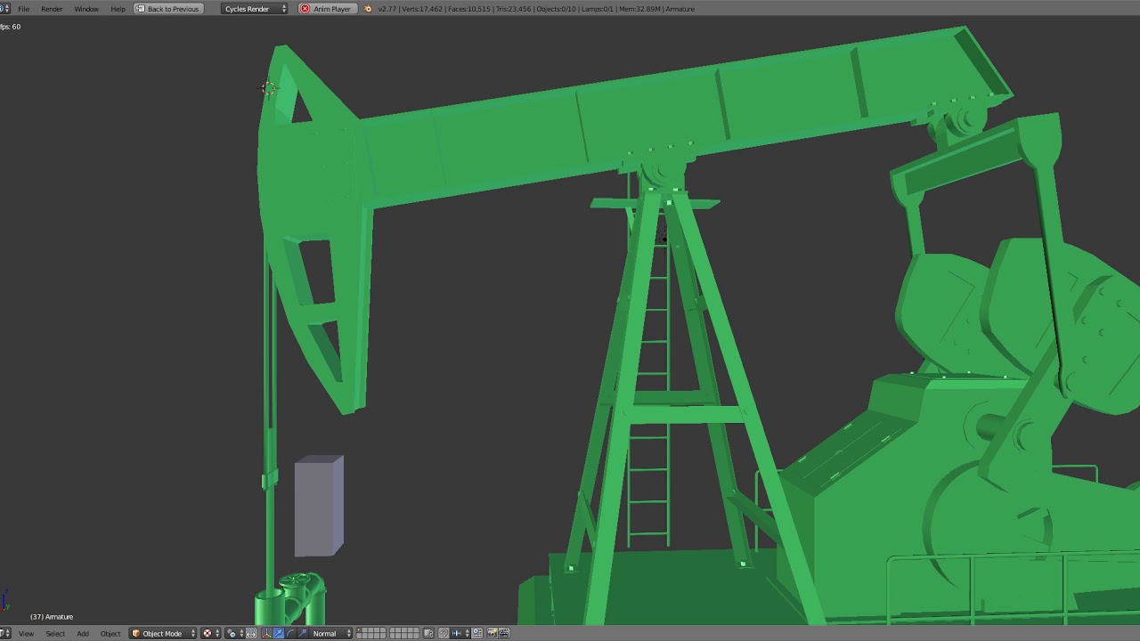 Pump Jack for gmod maps [Animation]