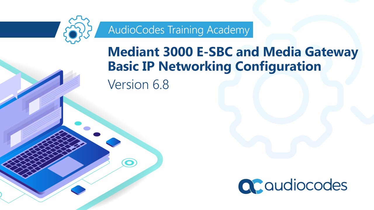 Mediant 3000 E-SBC and Media Gateway Basic IP Networking Configuration - Version 6.8