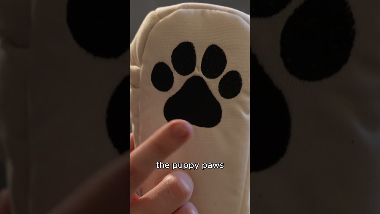 Just unboxed our custom pup mittens & booties and yes, we tried them on 🐾