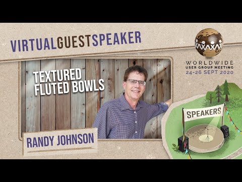 Textured & Fluted Bowls by Randy Johnson | Vectric Worldwide UGM 2020