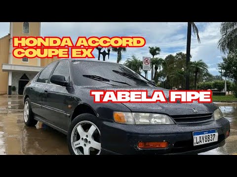 TABELA FIPE HONDA ACCORD COUPÊ EX — PREÇOS ATUALIZADOS 2025!