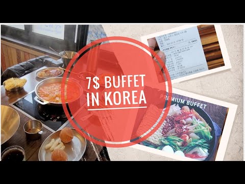 7$ (515 Rupees) unlimited meal in Korea | My favorite Korean Food | Indian Korean Couple | Hubbyland