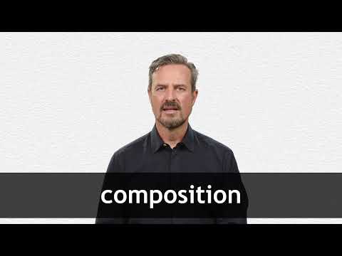 COMPOSITION definition and meaning | Collins English Dictionary