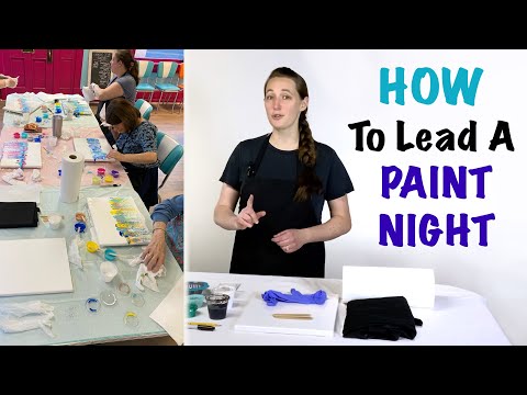 How To Lead A Paint Night! 👩🏻🎨 Tips For Running An Acrylic Pour Party