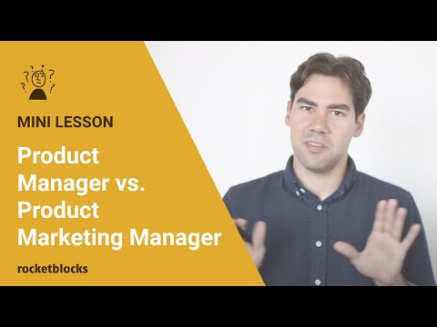 What's the difference between a product manager and a product marketing manager?