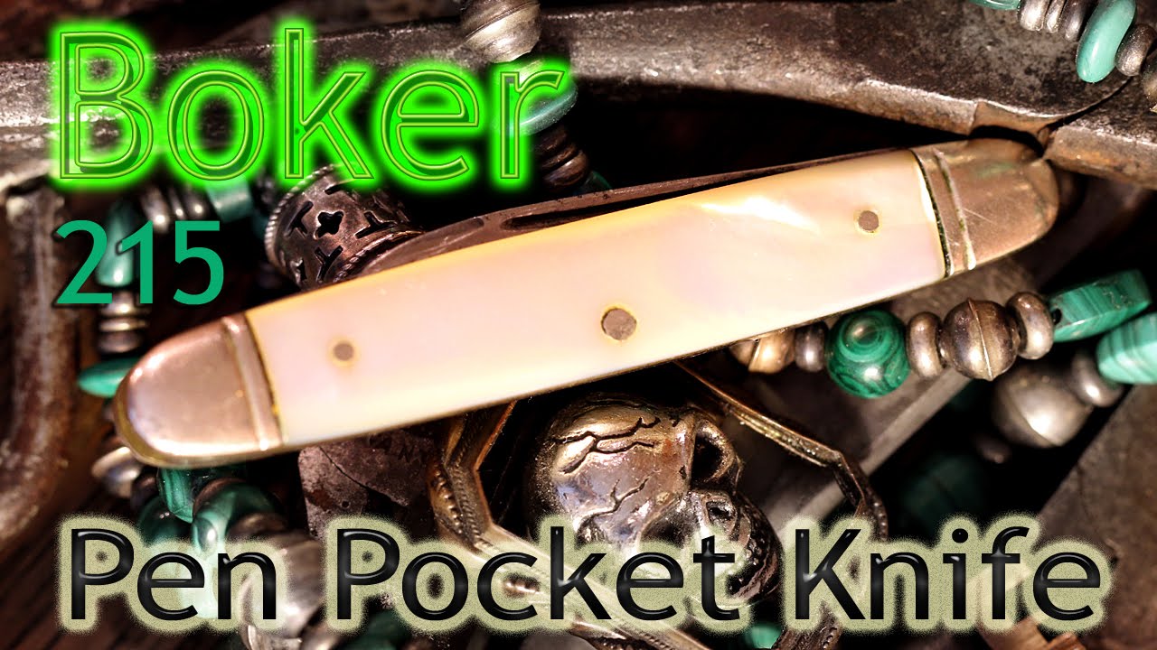 Vintage Boker U.S.A. 215 Pen Pocket Knife