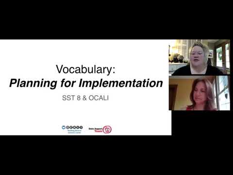 #1 Planning for Vocabulary Implementation: Selecting Unit Vocabulary: Tiers 1, 2, & 3