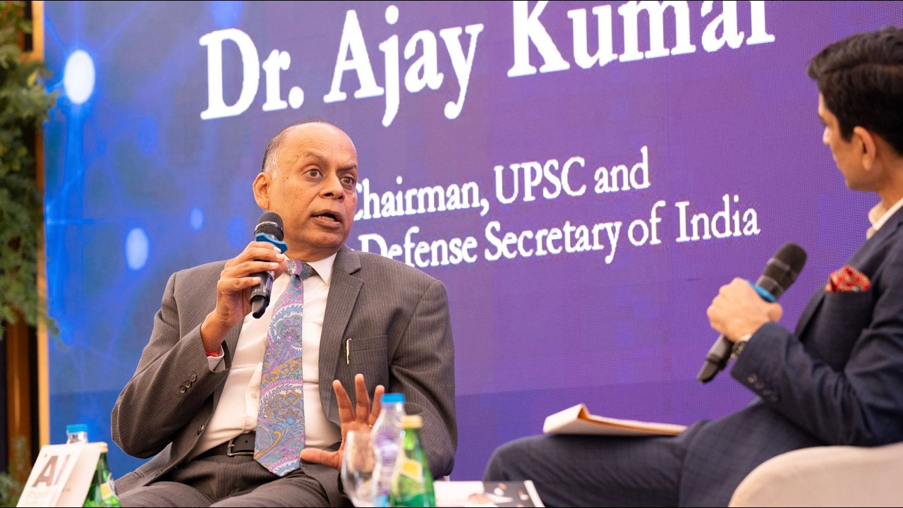 Fireside on AI Nation: Bharat’s Path to AI Power | Dr. Ajay Kumar, Chairman, UPSC