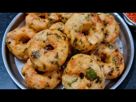 Crispy Kahepuri Uddi Vade Uddi Vade in just 5 minutes without pulses/#southindianfood