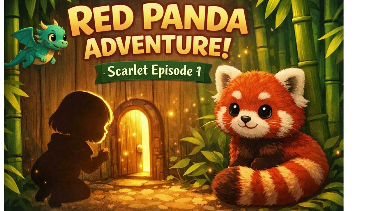 Scarlet and the Secret Red Panda | Bedtime Story for Kids (Episode 1)