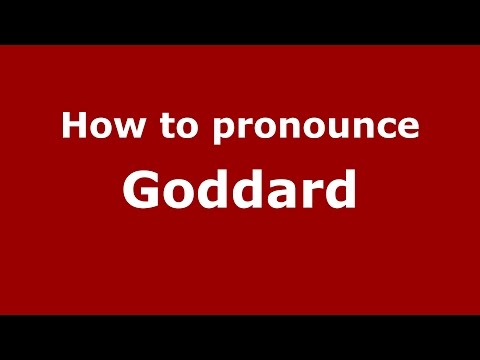 How to pronounce Goddard (US/American English) - PronounceNames.com