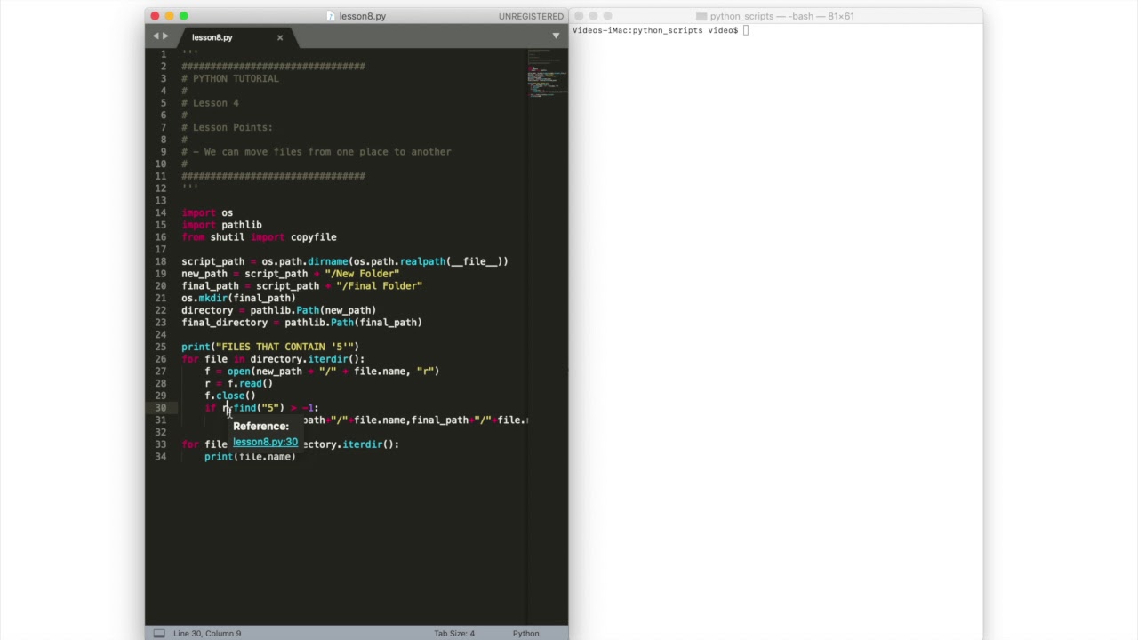 Python - Moving Files