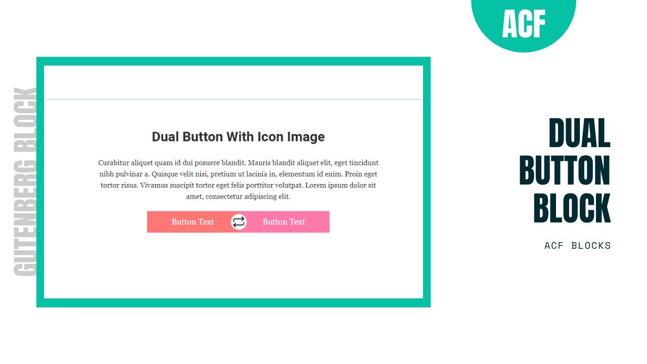 Gutenberg Dual Button Block | ACF Blocks