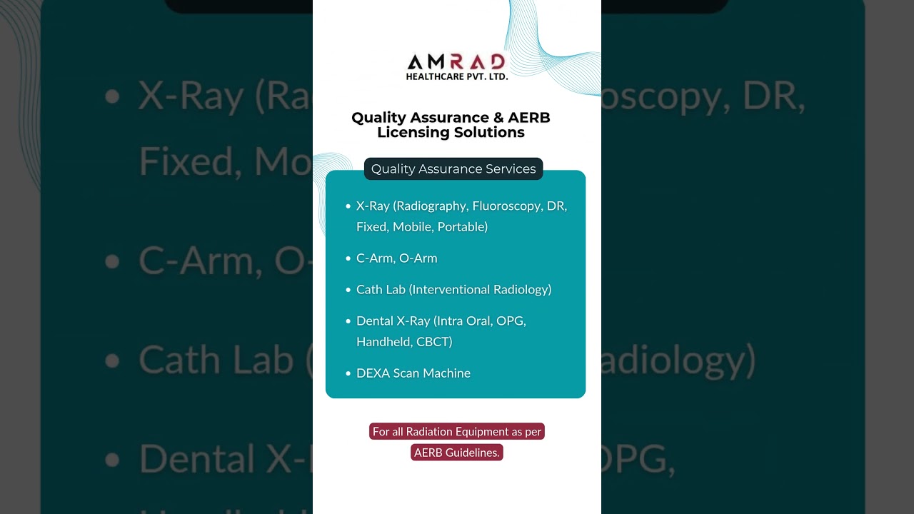 AERB Compliance & Quality Assurance for Medical X-Ray Equipment | AMRAD HEALTHCARE