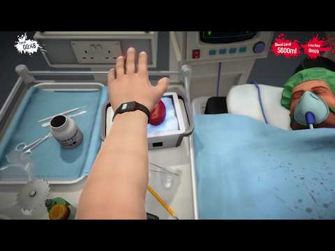 Surgeon Simulator A&E (Steam) Perfect Kidney Transplant A++ 5600ml New World Record (00:53.967)