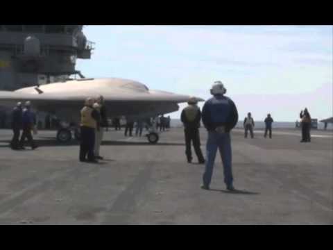 Top gun! Futuristic new drone has first launch from US carrier