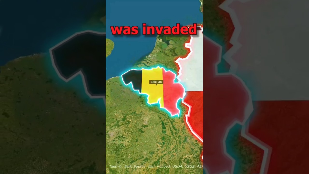 Why was Belgium invaded in WW2???🇧🇪🇩🇪