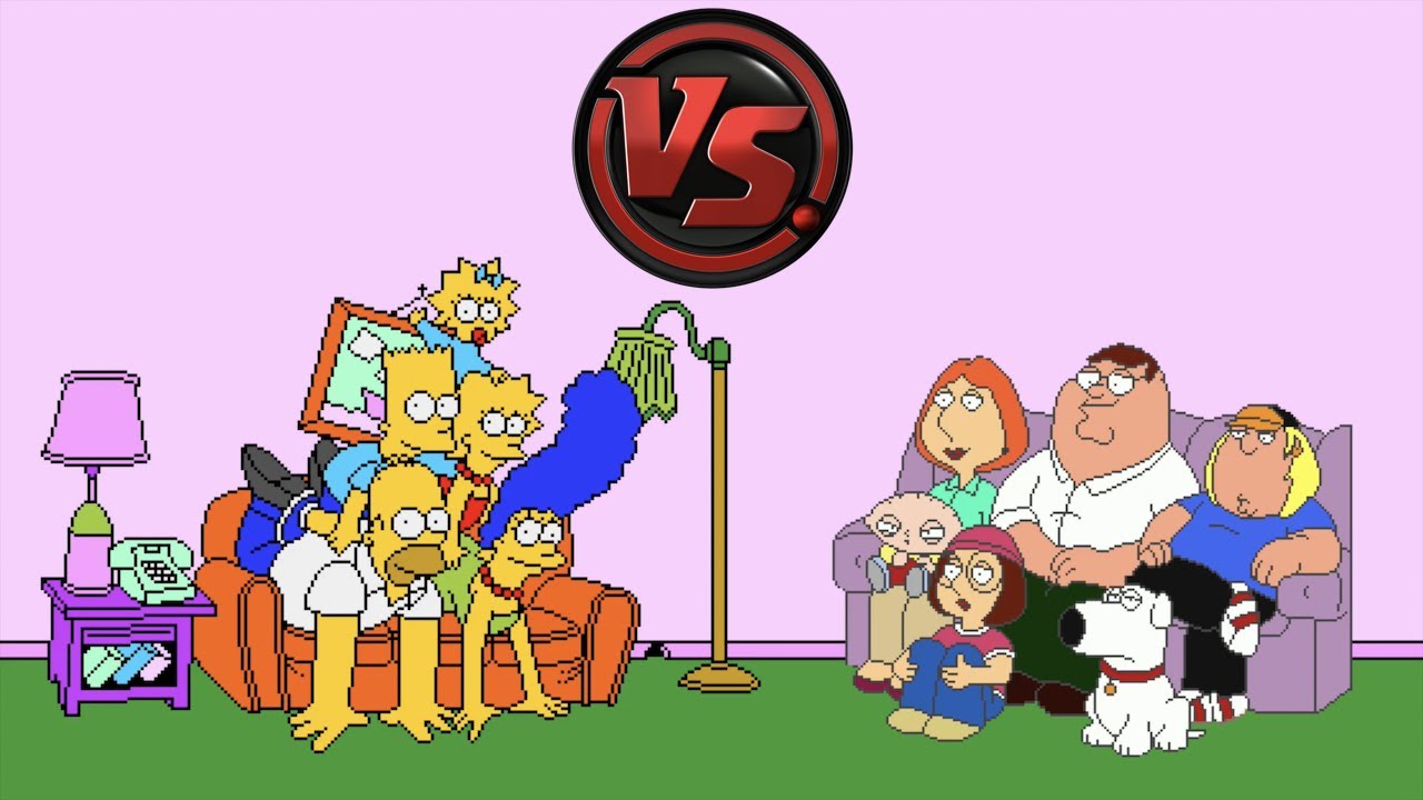Family Guy vs Simpsons! Sprite Animation