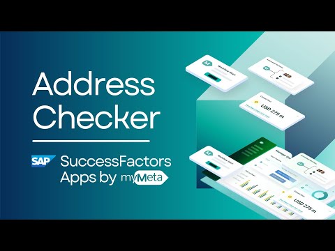 Address Checker | SAP SuccessFactors myMeta Apps