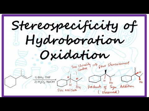 Stereospecificity of Hydroboration oxidation of Alkenes; Lecture-2