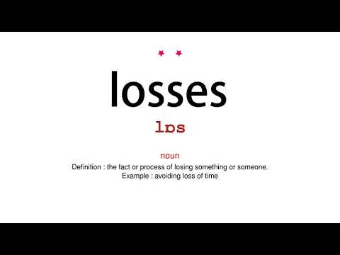 How to pronounce losses - Vocab Today