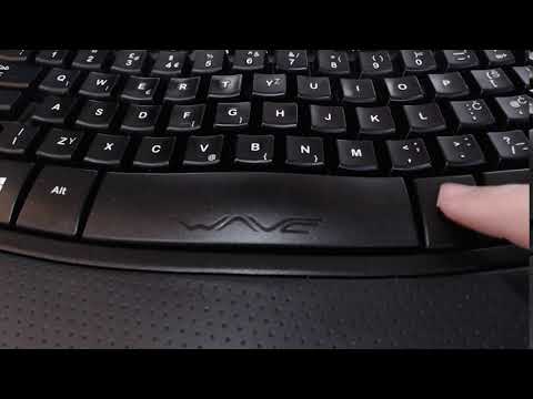 Pressing ALT GR key on keyboard