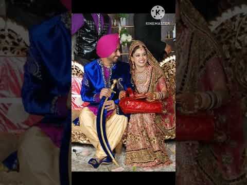 Nihar len de/ satinder sartaj with his wife 🥰🥰👌
