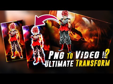 GOKU Ultimate Transformation by PNG to VIDEO !! | Best After Effects animation in 2023