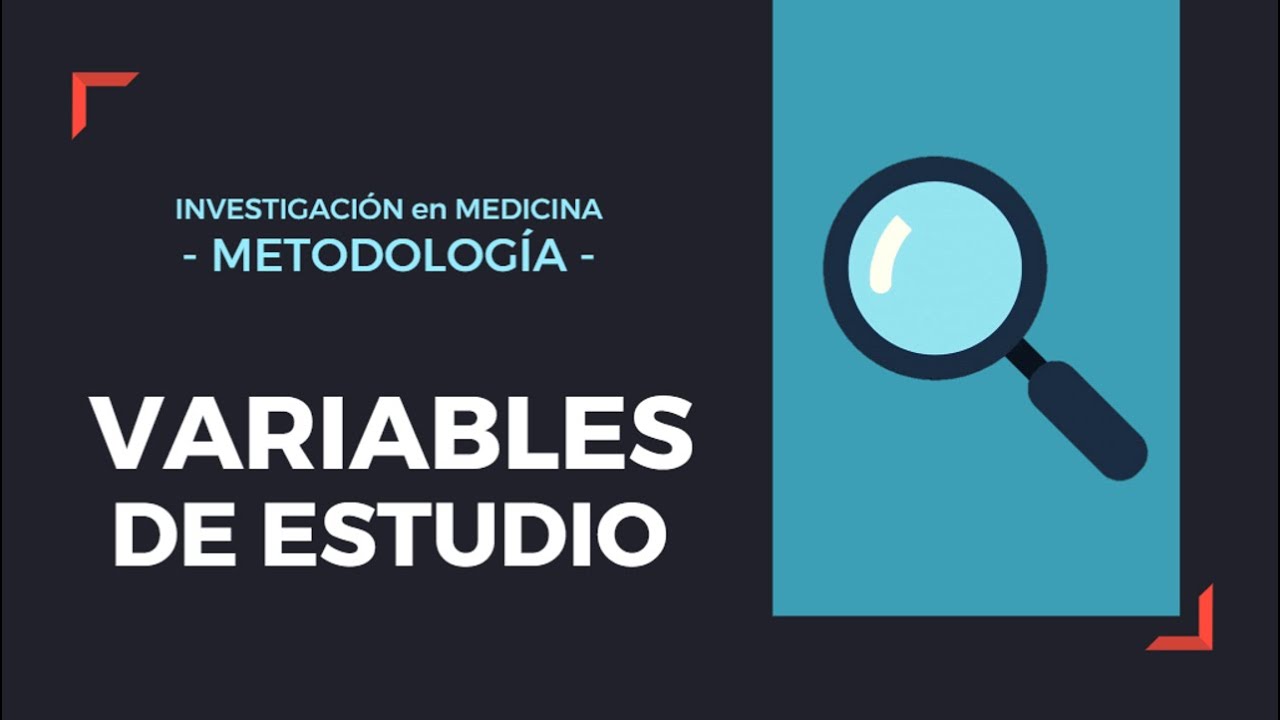 4. Variables de estudio