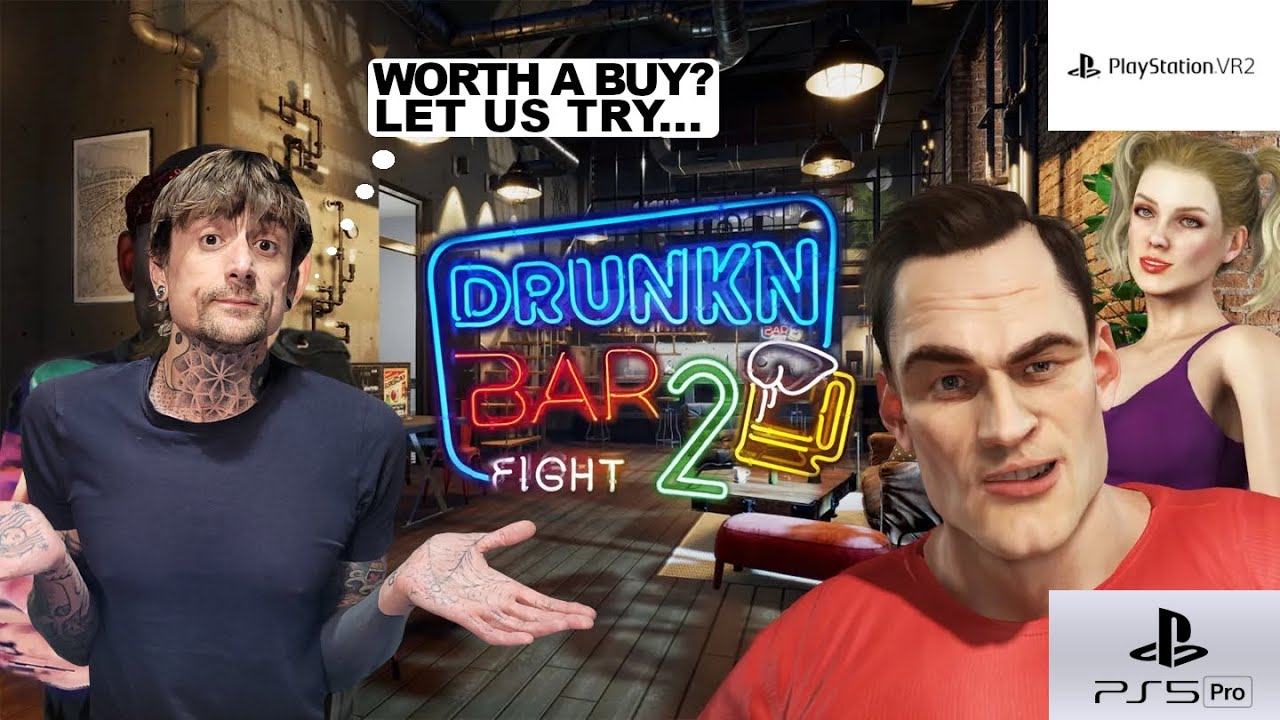 Drunkn Bar Fight 2 on PS VR2 + PS5 Pro (Unenhanced) - Gameplay + Opinion