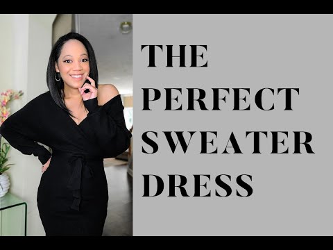 Sweater Dress Try On | Amazon Fashion Must Haves Under $50