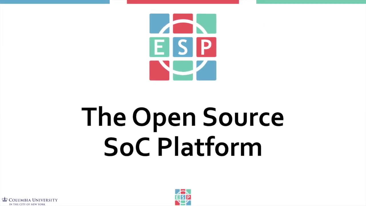 Quick Intro to ESP - The Open Source SoC Platform