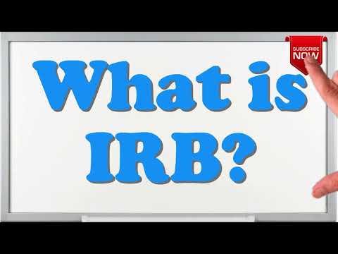 What is the full form of IRB?