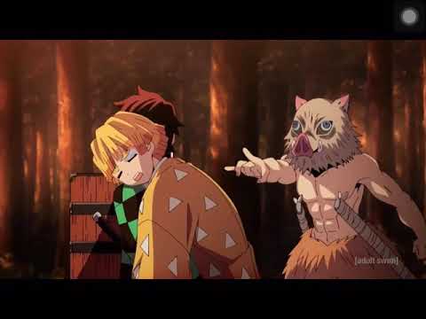 Inoske saying Tanjiros name wrong (dub) demon slayer