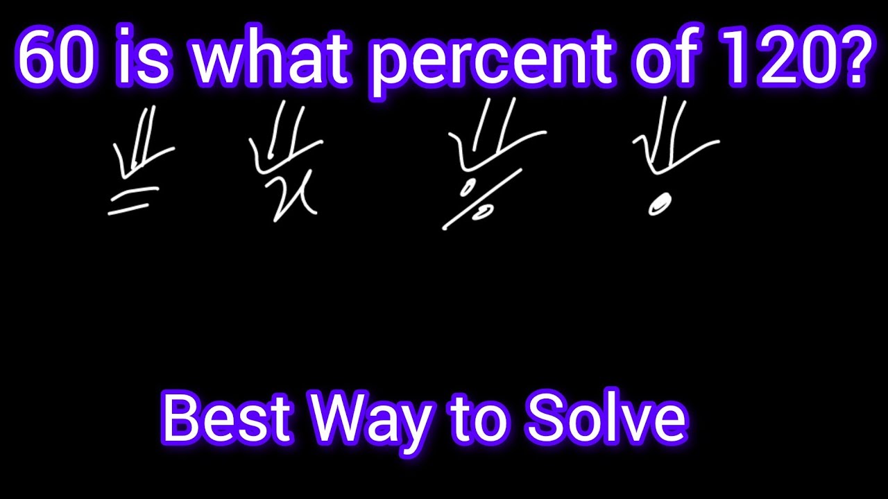 60 is what percent of 120?