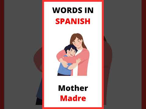 🔎 How do you say MOTHER in SPANISH?