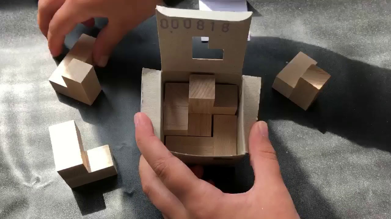 Puzzle cube aus Holz, natur online kaufen!