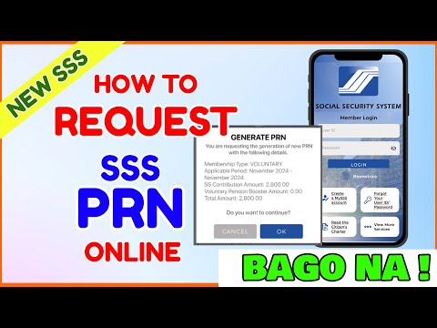 How to Create SSS PRN Online | Paano Gumawa ng PRN SSS sa Bagong SSS App