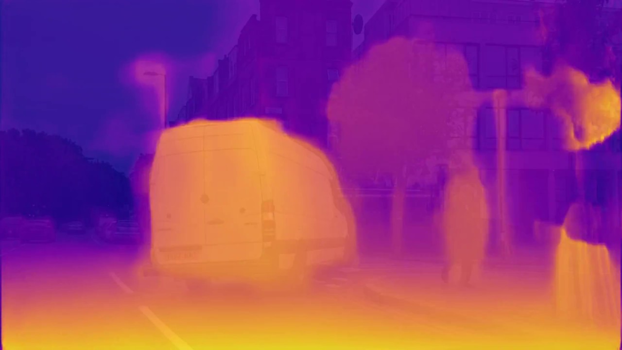 Video demo of ConvNet (CNN) generated depth maps using 