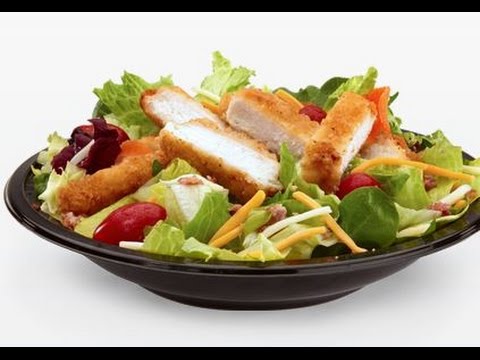 McDonalds Premium Bacon Ranch Salad with Crispy Chicken