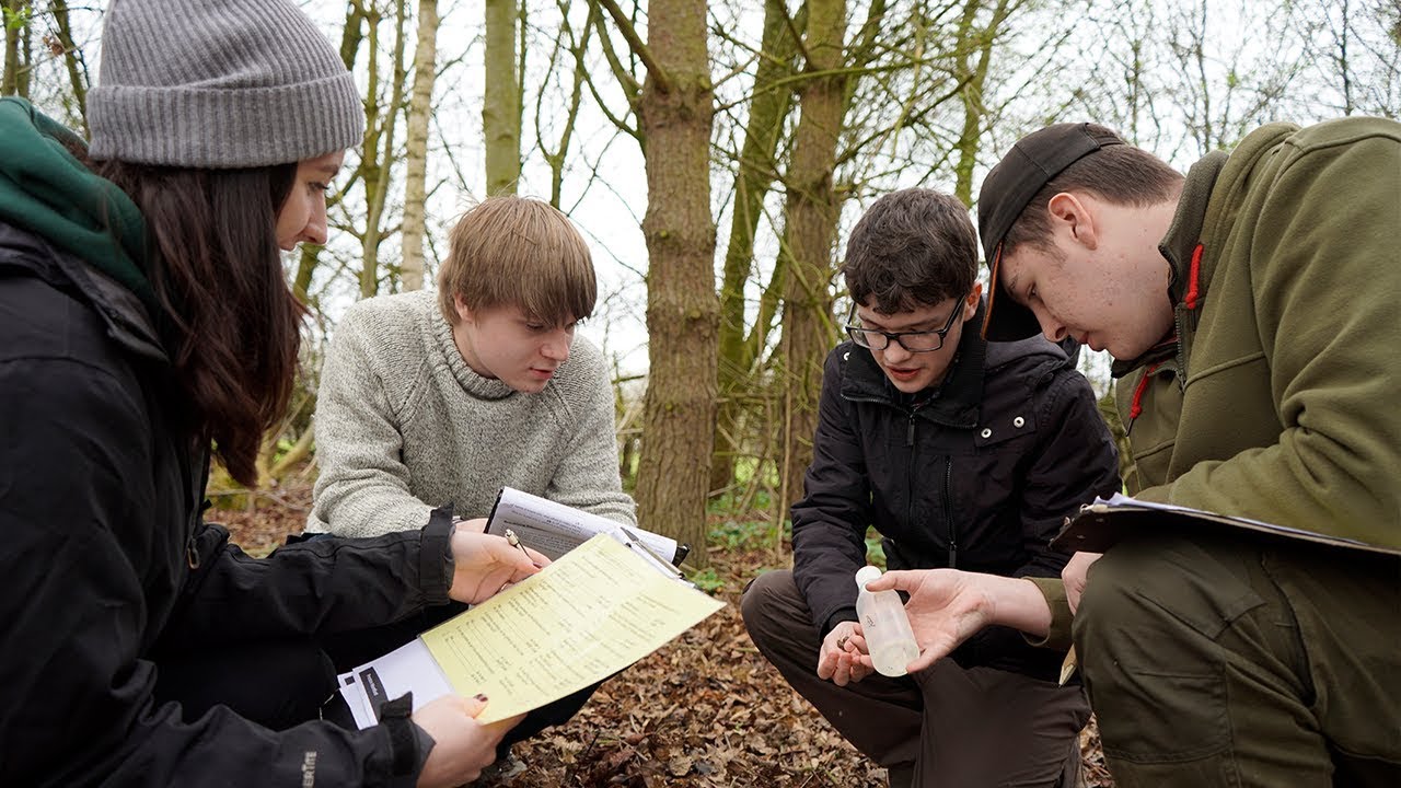 Conservation and Wildlife students' study tour to Preston Montford Field Centre